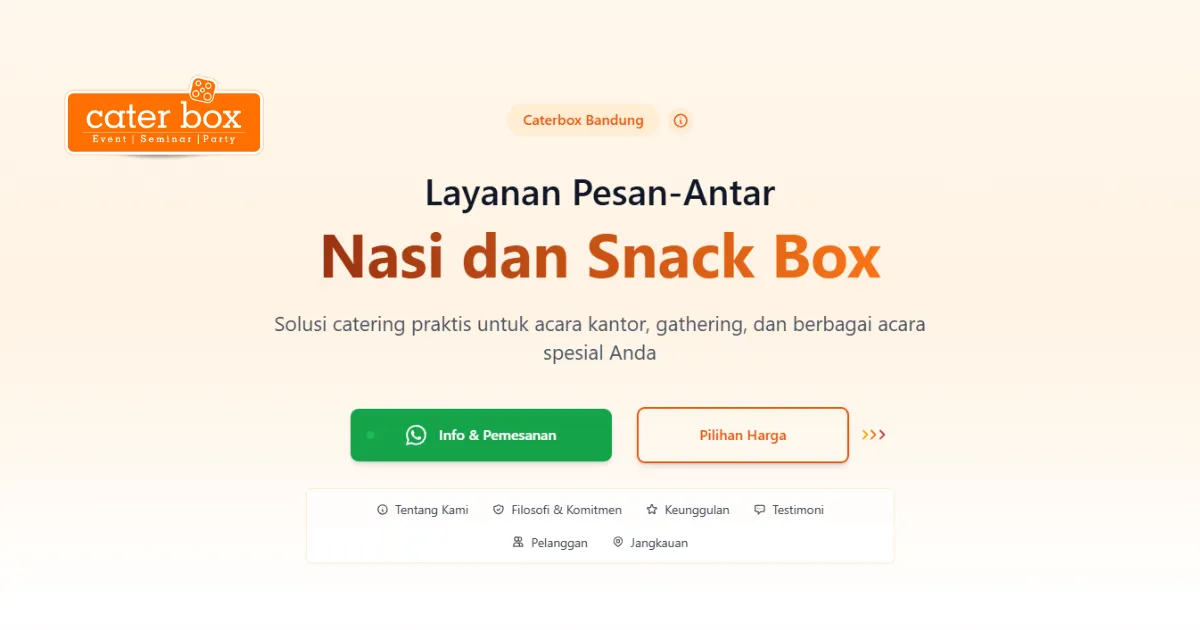 SN37 - CaterBox | Catering Box Bandung